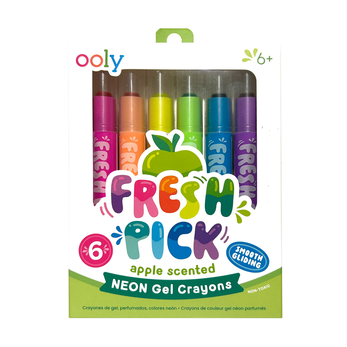 Fresh Pick Apple Scented Gel Crayons - Set of 6 – Untamed Post